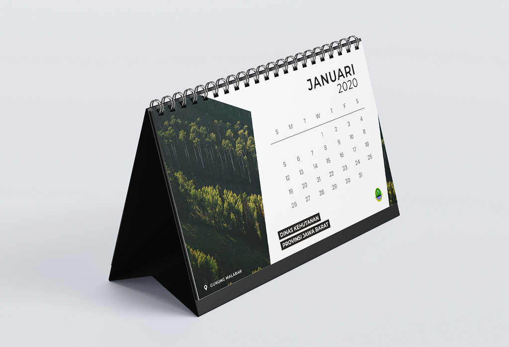 Desk Calendar Design by Sun and Mon Studio on Dribbble