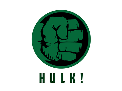 HULK LOGO! by LogoGarbage on Dribbble