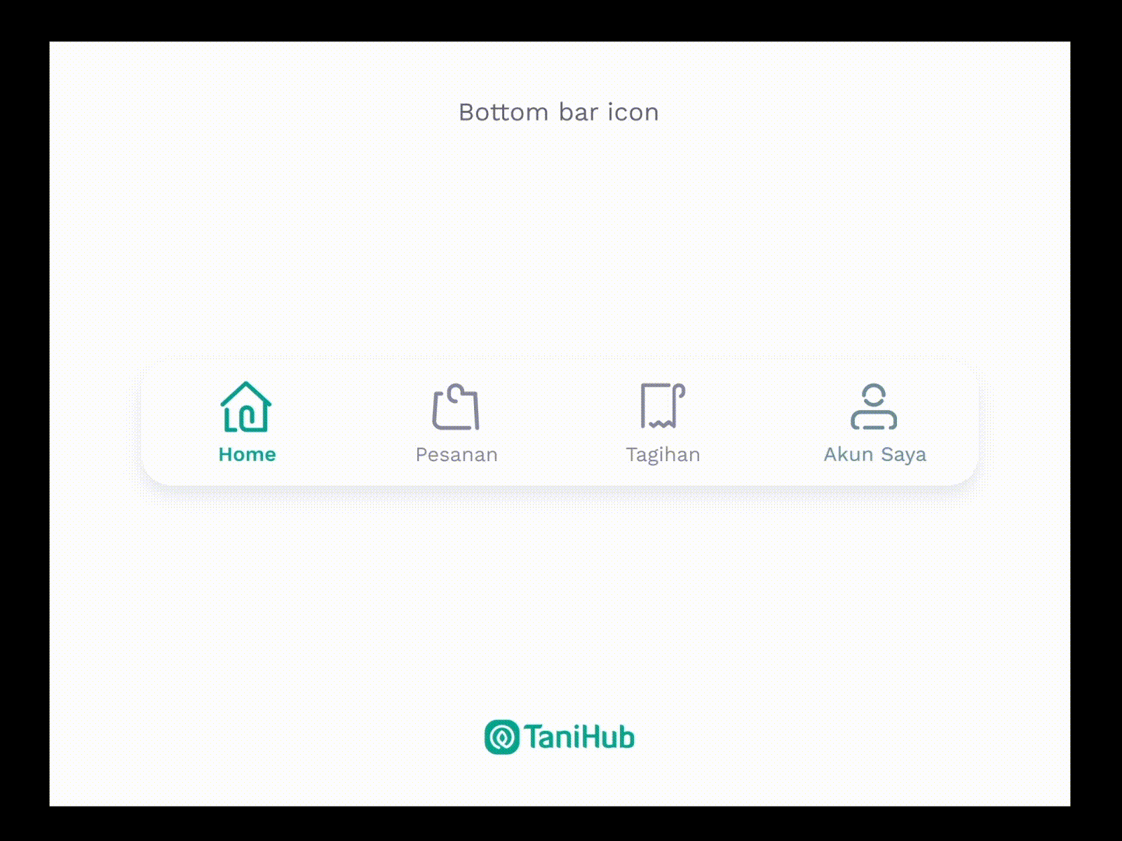 TaniHub Bottom Bar Icon by Helpy Adi Winoto on Dribbble