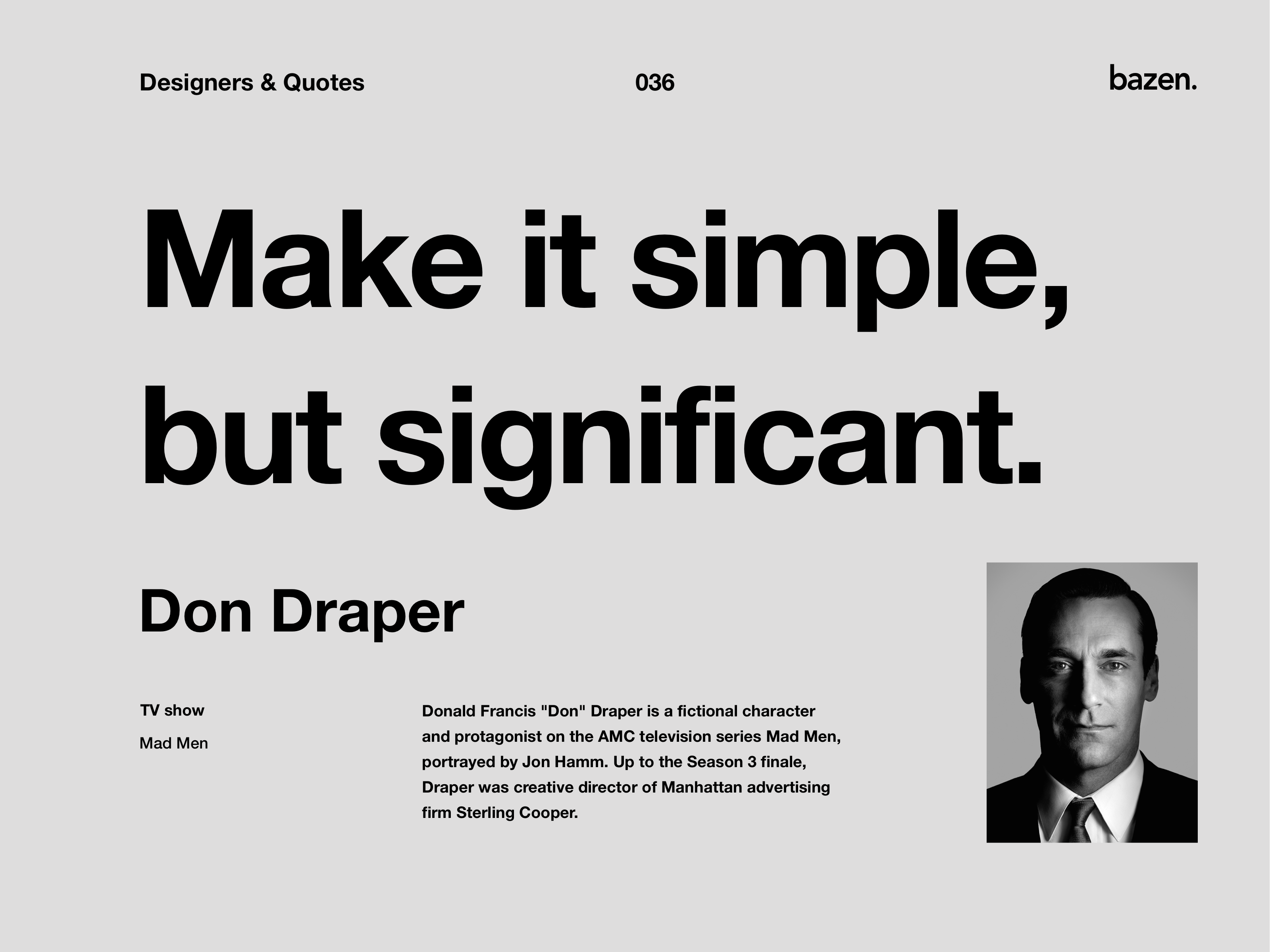 Donald Draper Marketing Quotes