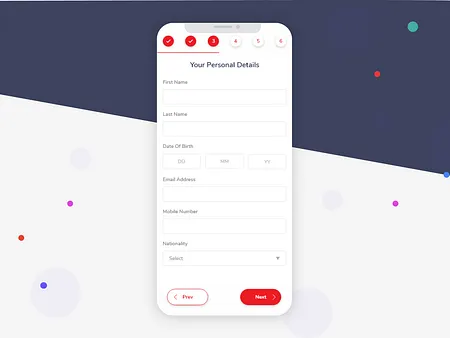 Mobile Form designs, themes, templates and downloadable graphic ...