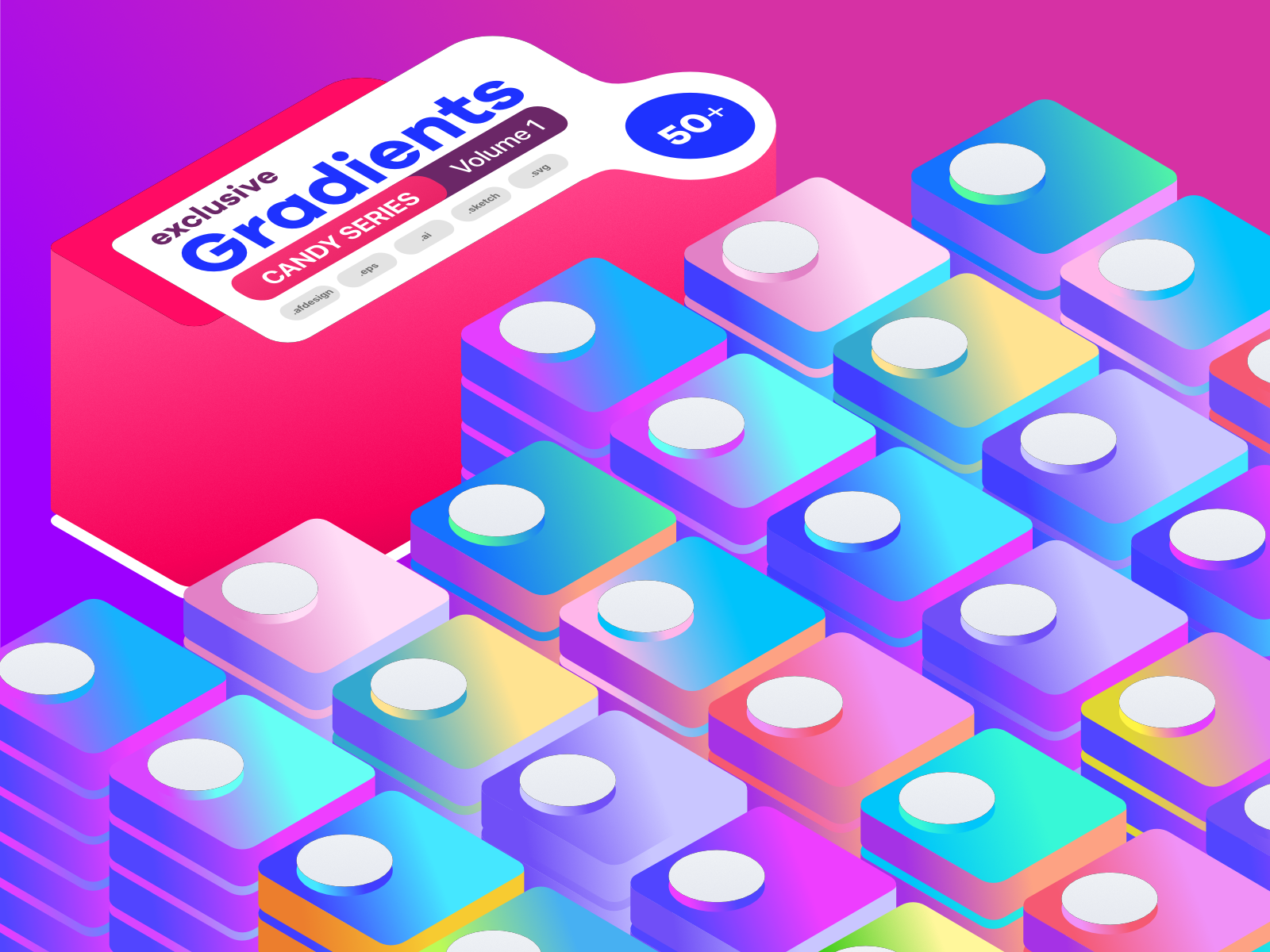 Exclusive Color Gradients Candy Series by Abinash Mohanty on Dribbble