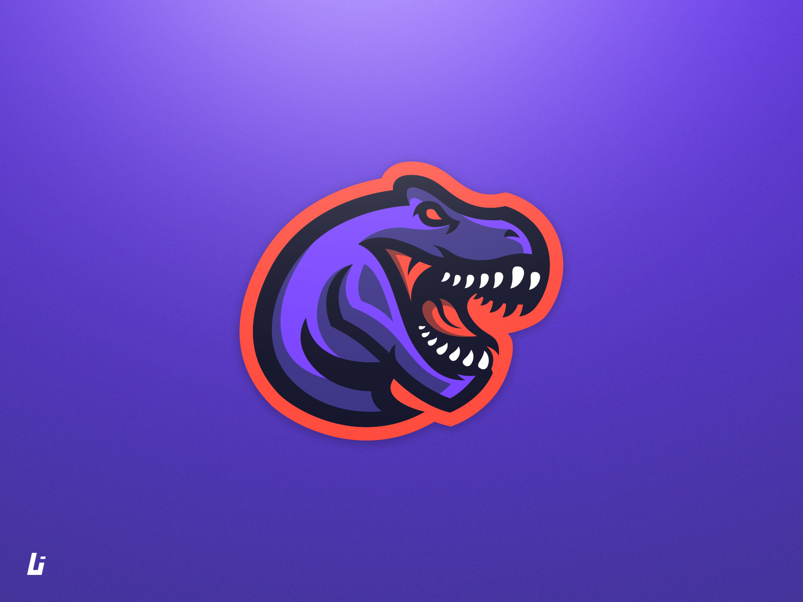 Rex mascot logo by Kamil Bomba on Dribbble