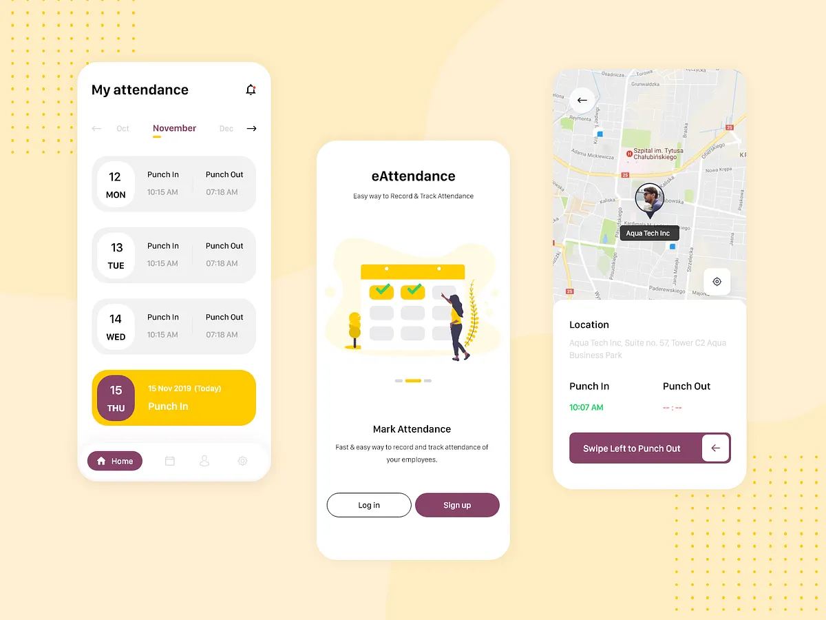 Browse thousands of Attendance App images for design inspiration | Dribbble