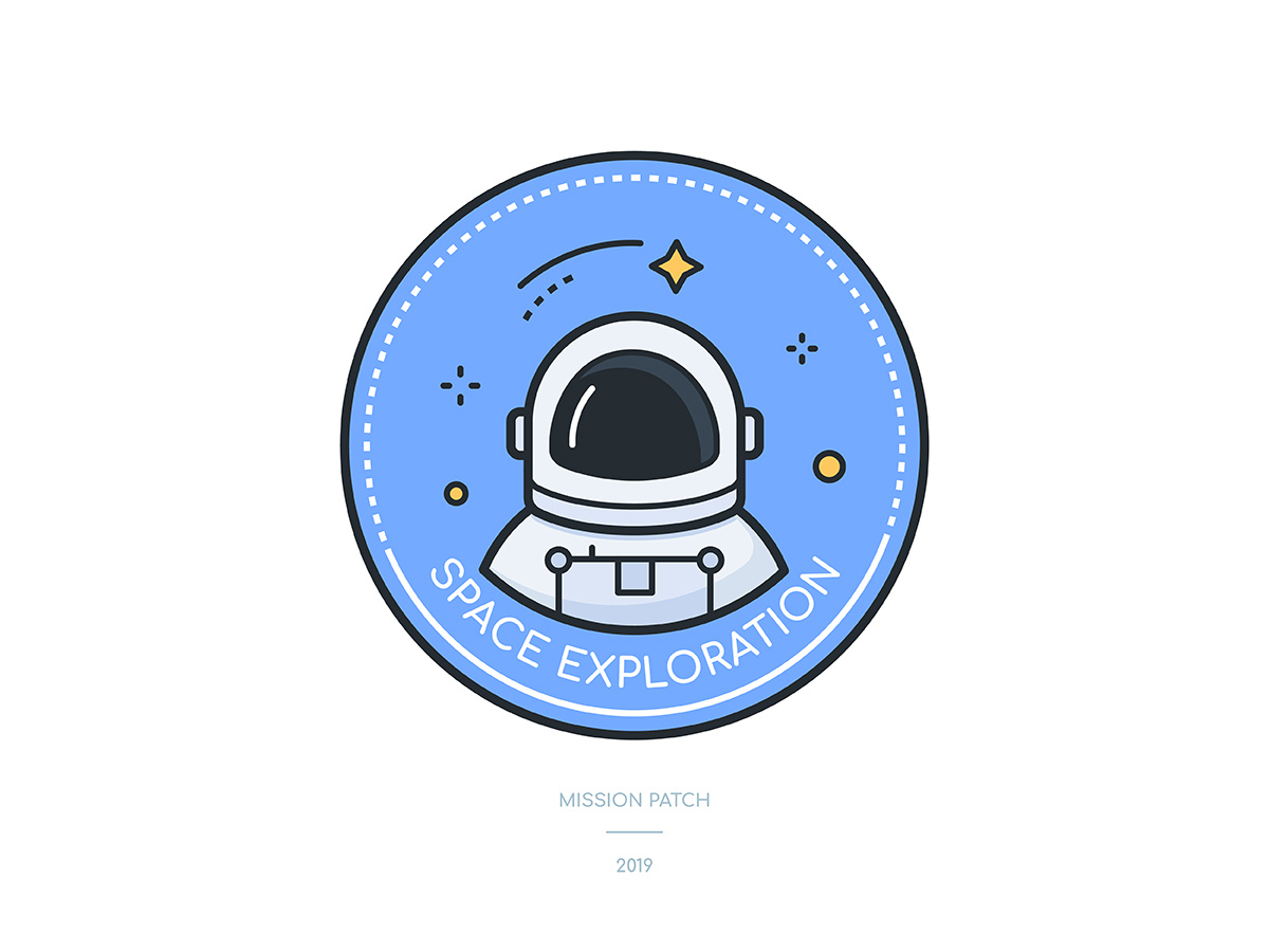 Space exploration icon by Boyko on Dribbble