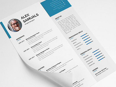 Browse thousands of Resume Paper images for design inspiration | Dribbble