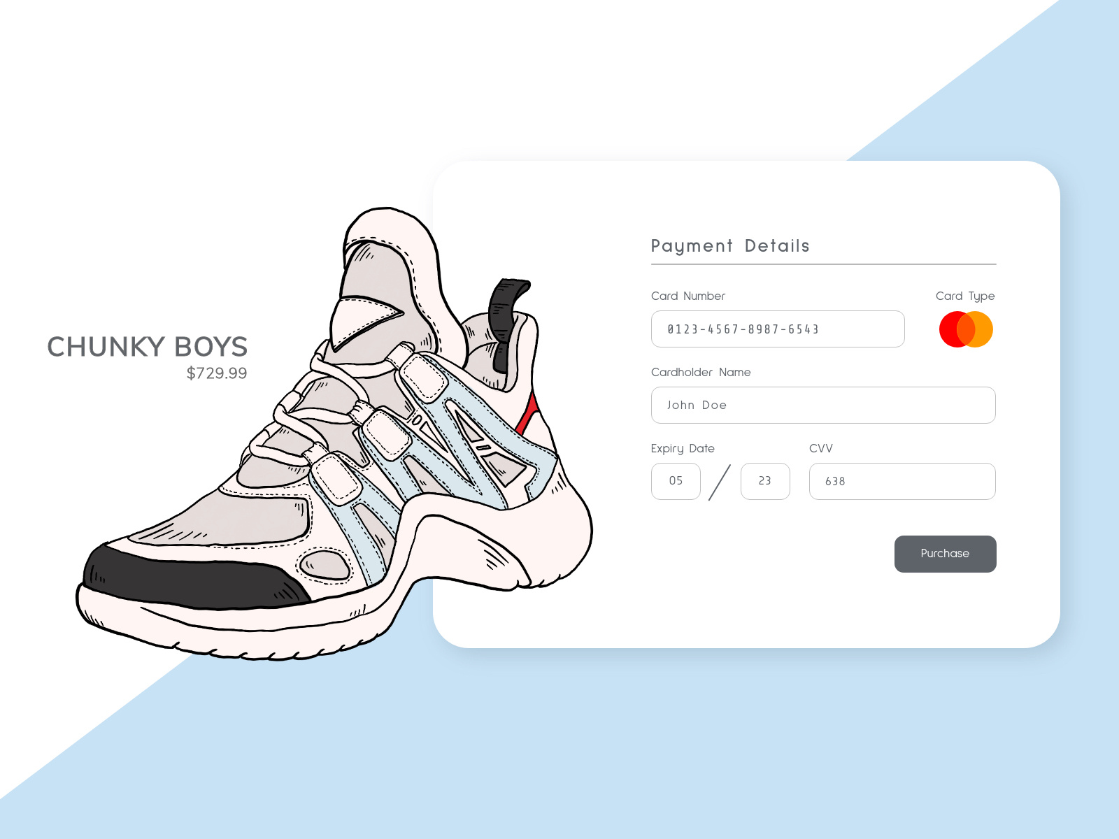 Credit Card Checkout by Meko Deng on Dribbble