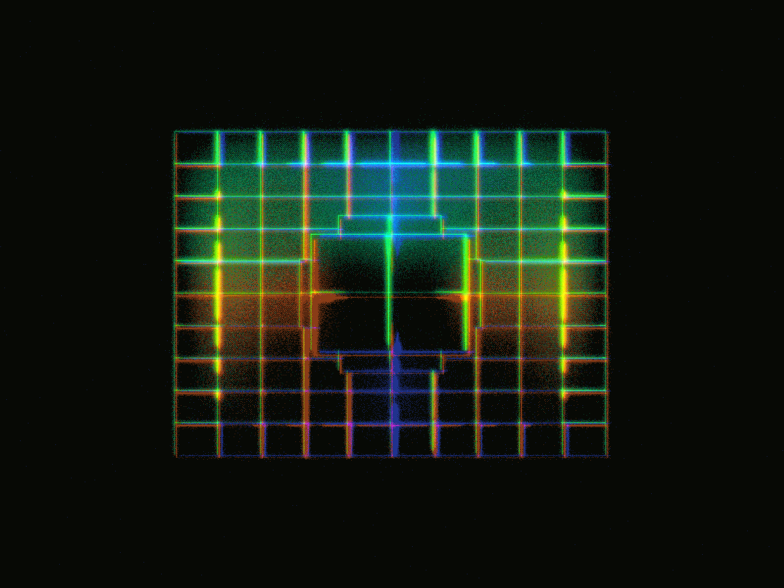 Neon Square Grid by Francisco Giordano on Dribbble