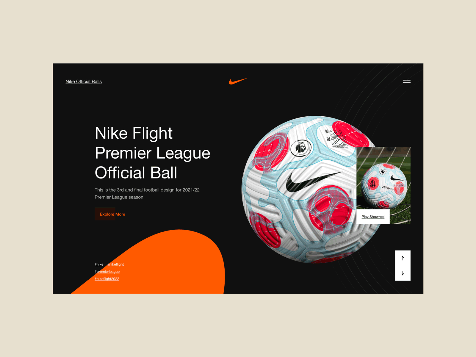 Nike UI designs, themes, templates and downloadable graphic elements on ...