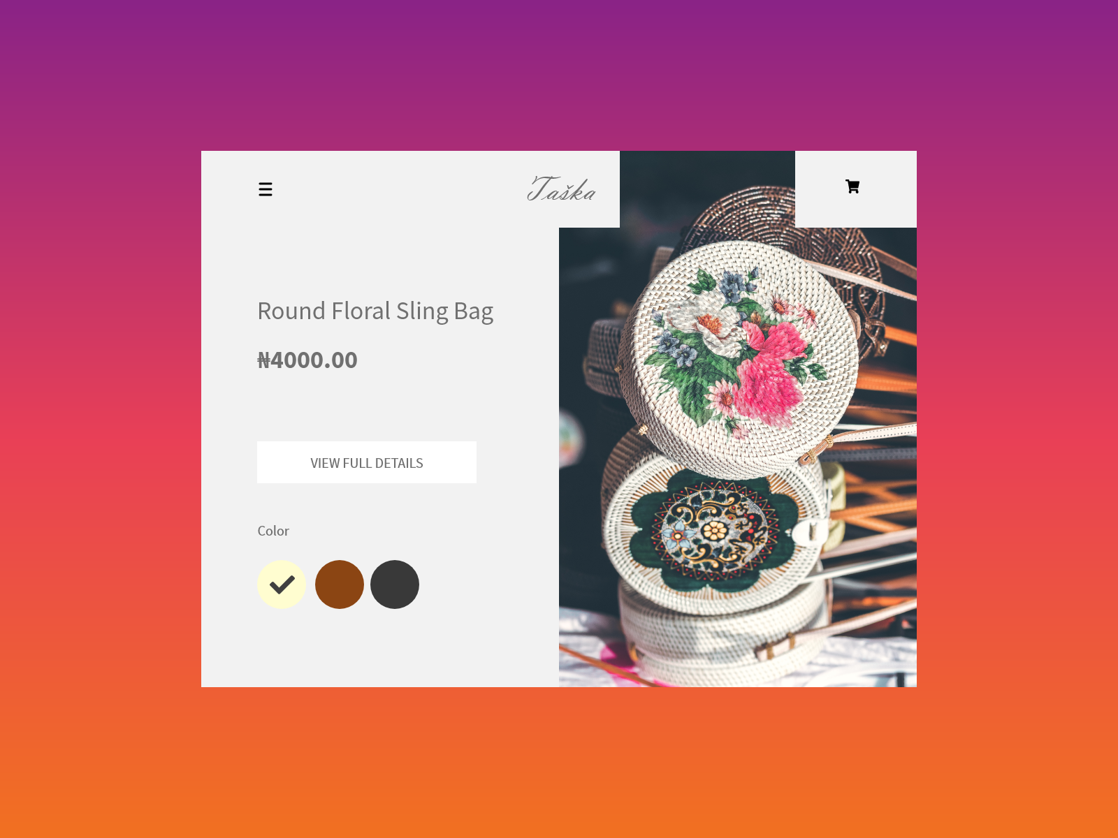 Single Product | Daily UI 12 by Stephanie Ogbudu on Dribbble