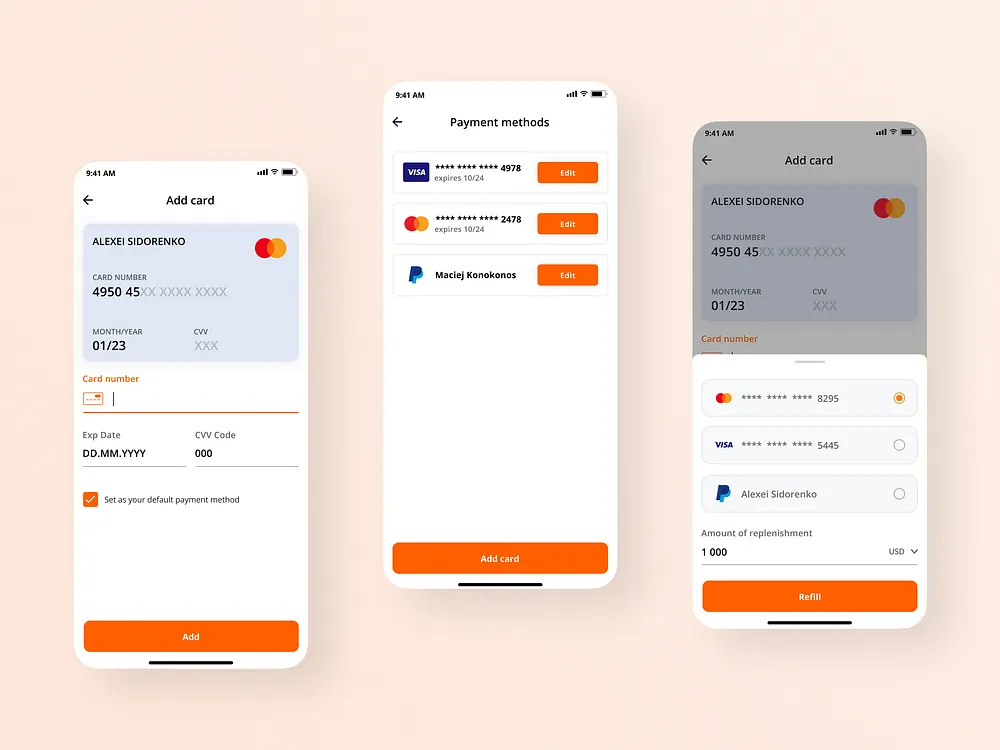 Browse thousands of Payment Method images for design inspiration | Dribbble