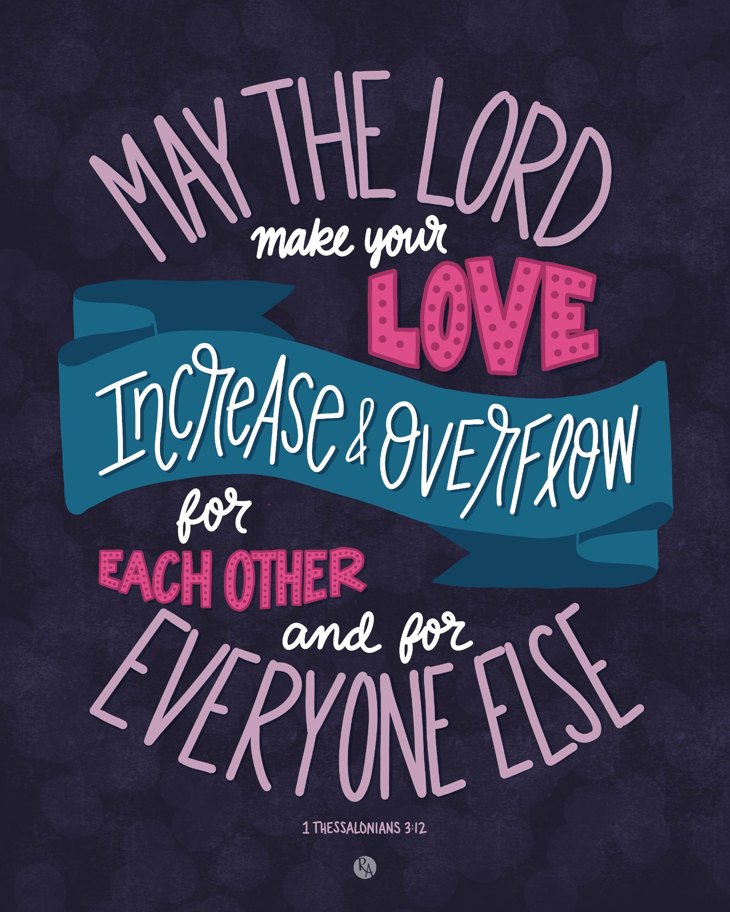 "Make Your Love Increase" by Raye Verdin on Dribbble