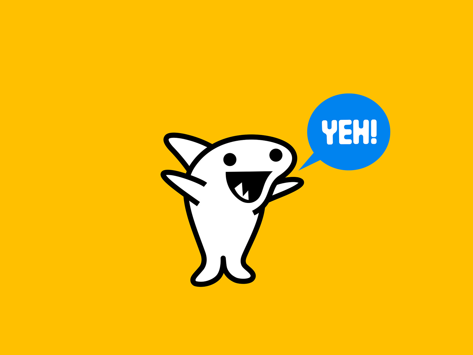 Yeh! by Simon Oxley on Dribbble