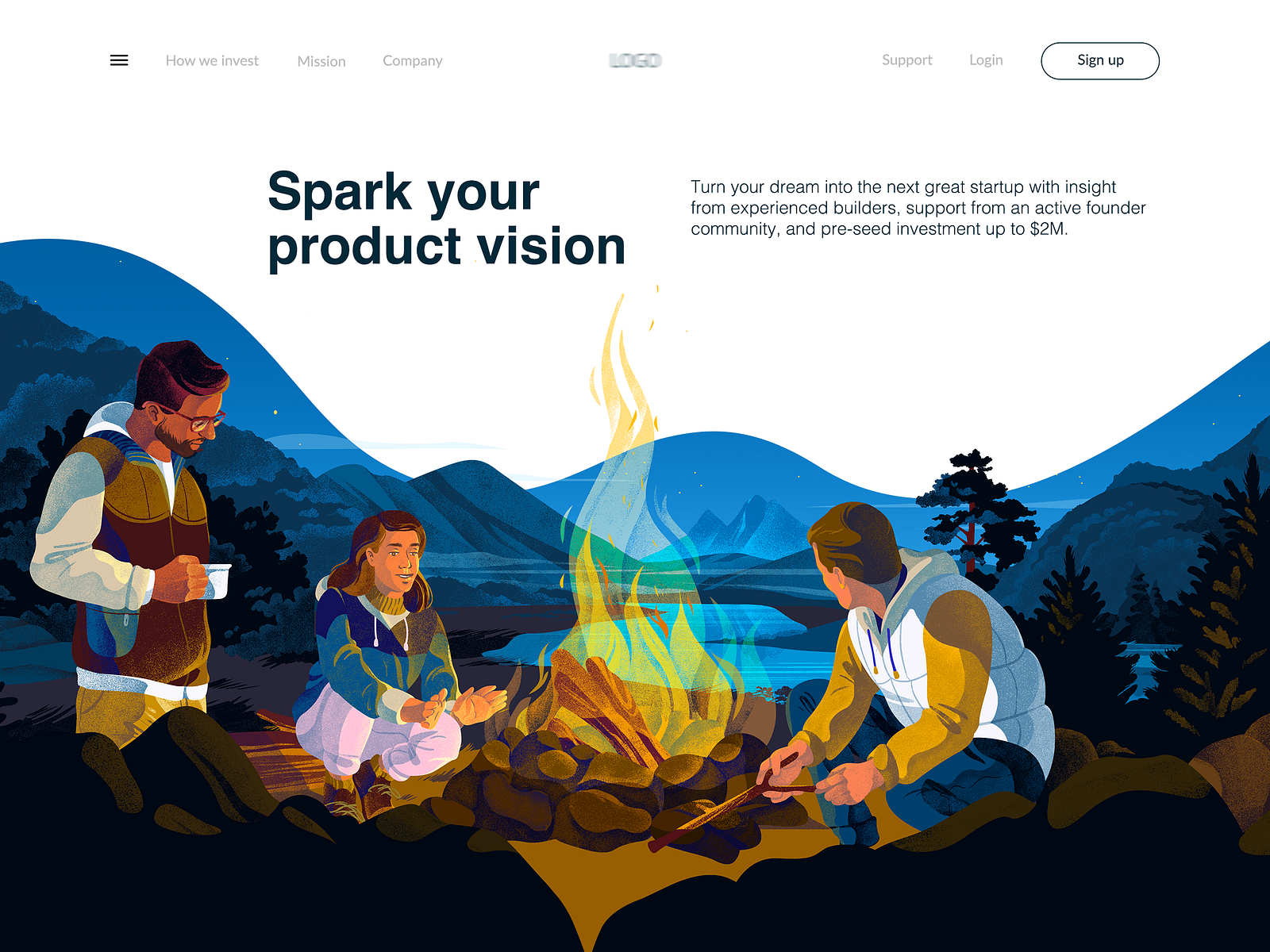 Illustration for the new wonderful project by Vera Voishvilo on Dribbble