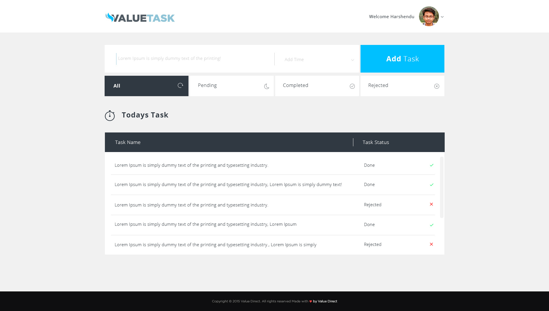To do list UI design by Suraj on Dribbble