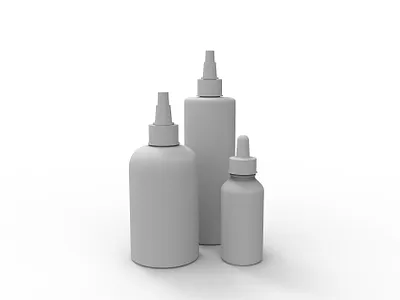 3D Bottle Model designs, themes, templates and downloadable graphic ...