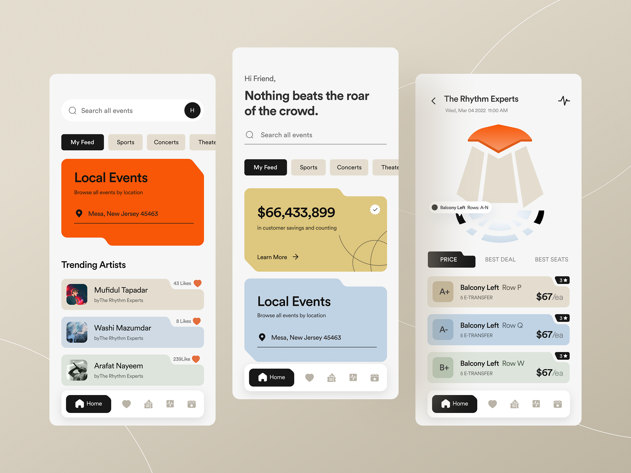 Event Planner App By Ofspace On Dribbble