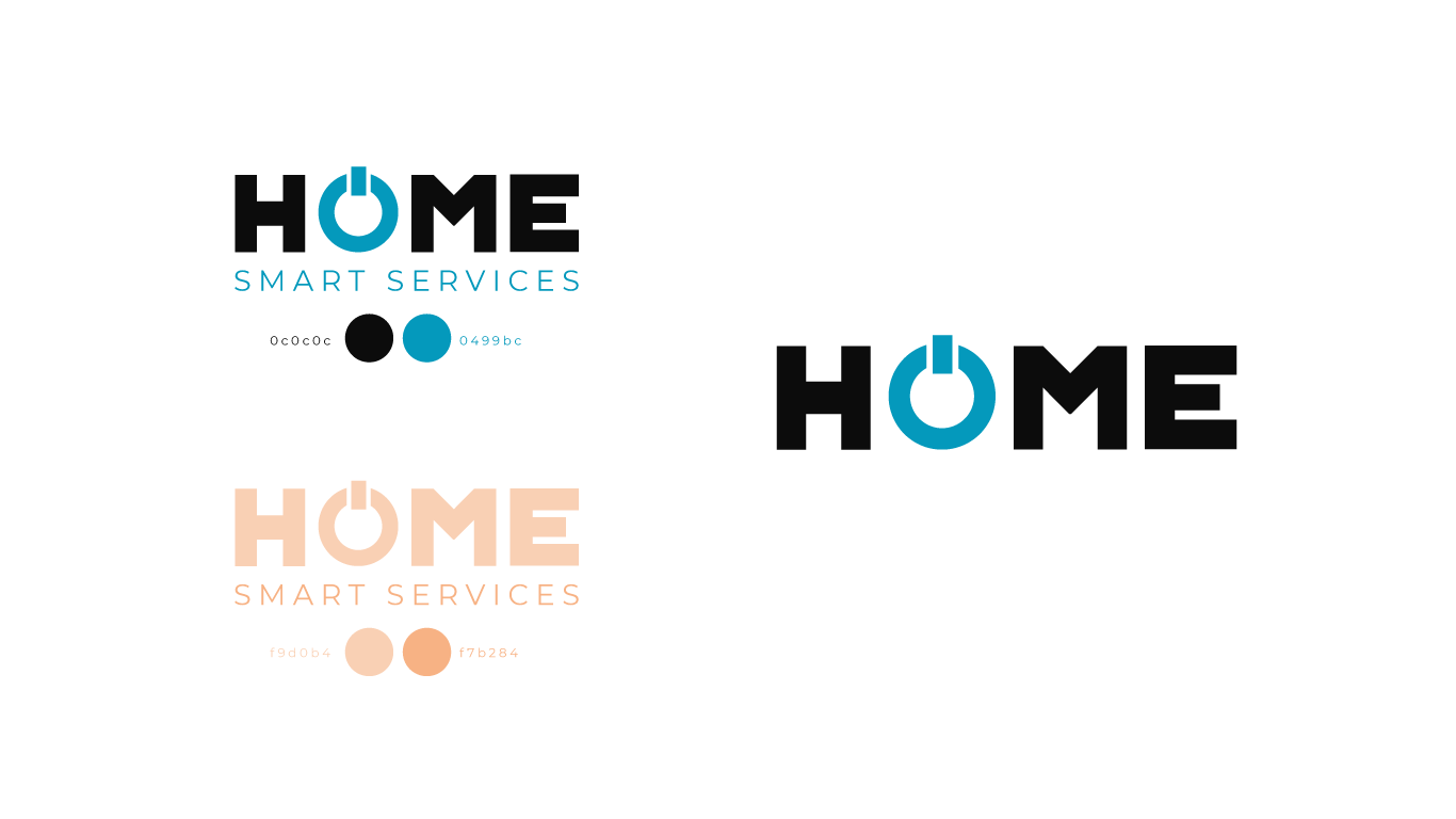logo homesmart by Aleksey Yesin on Dribbble