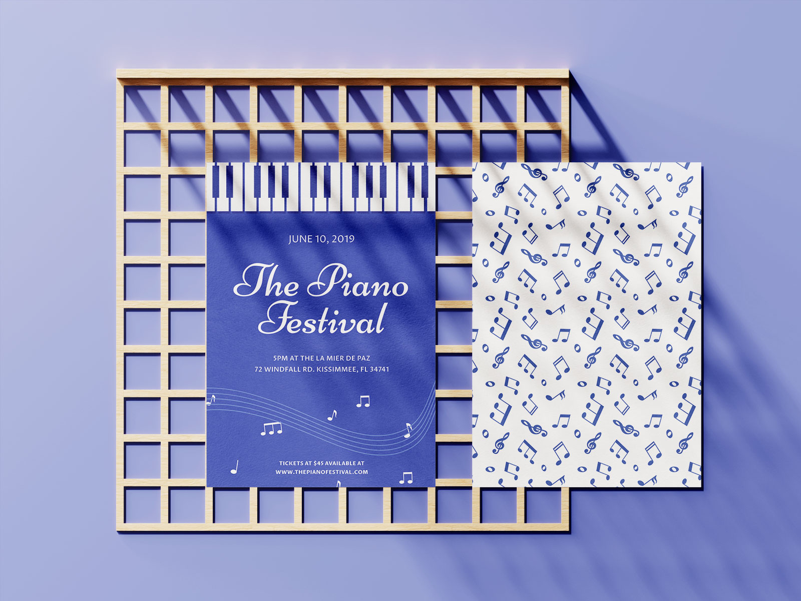 The Piano Festival Poster by Laura Balla for Creatopy on Dribbble