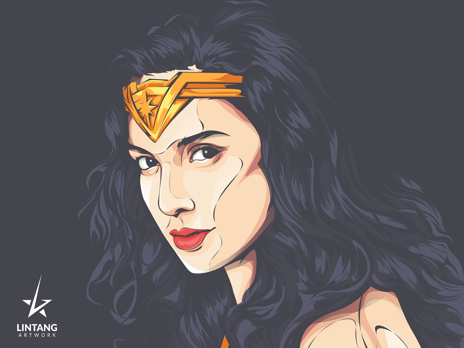 Diana Prince Wonder Woman by Lintaang Pambudi on Dribbble