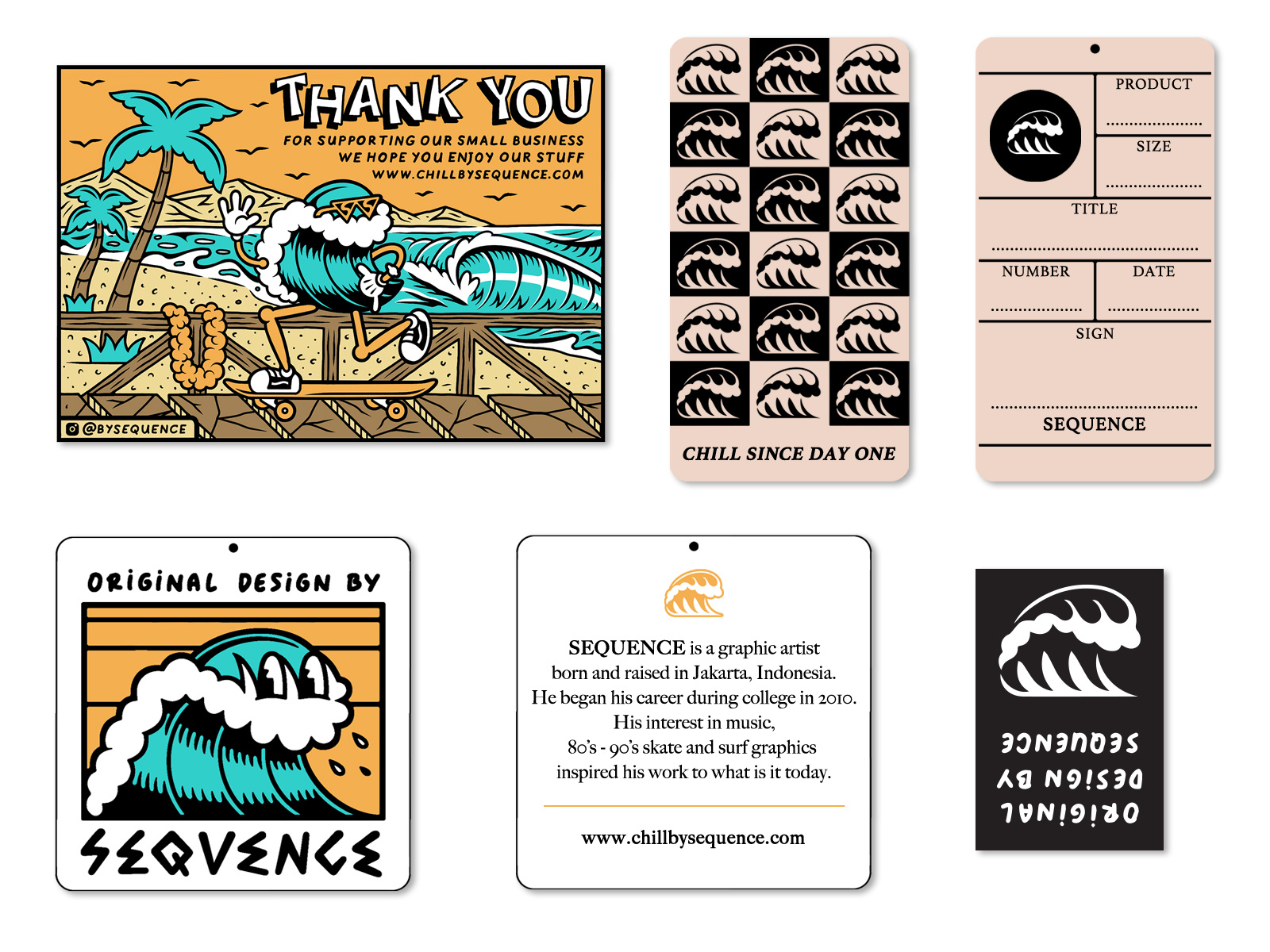 Sequence Merch Label by Sequence on Dribbble