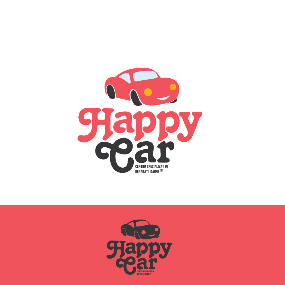 Happy Car Logo by Lowwwkey on Dribbble