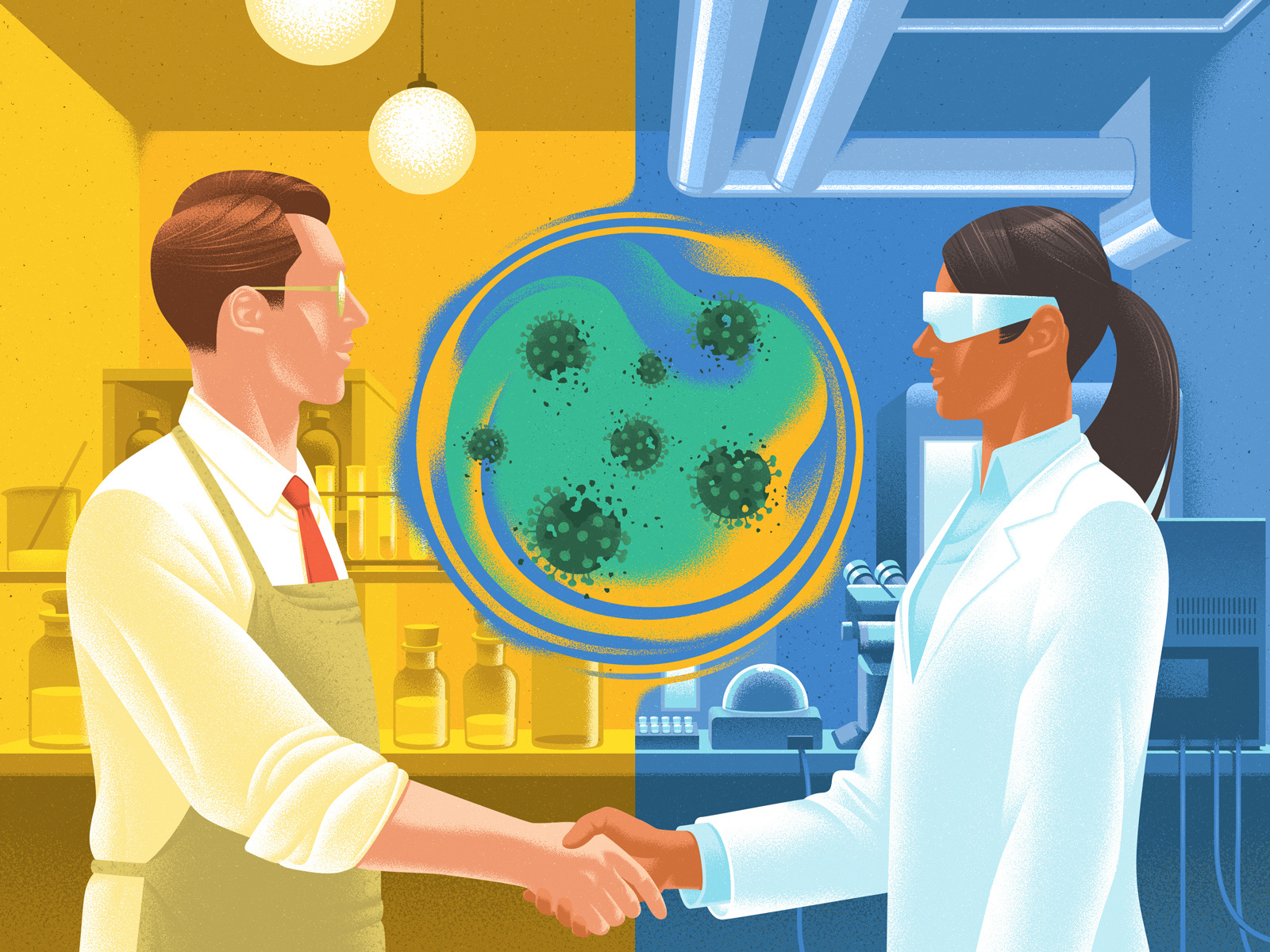 Infectious Diseases by Folio Illustration Agency on Dribbble
