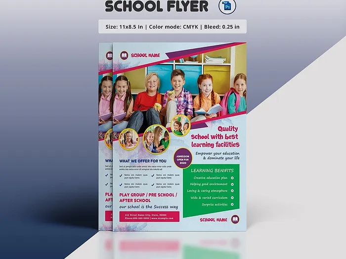 School Flyer designs, themes, templates and downloadable graphic ...