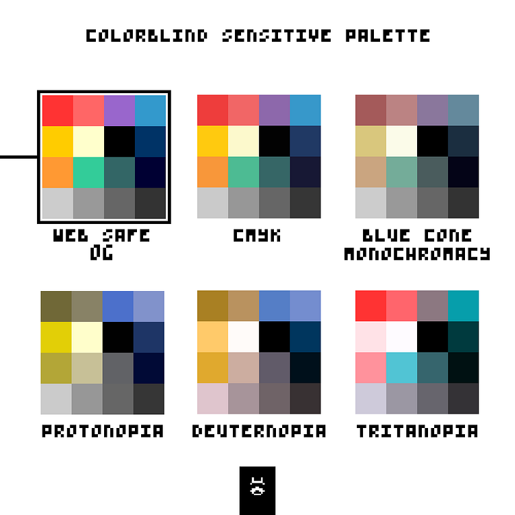 16 Color Palette L.A. COLORS 16 Color Matte & Shimmer Eyeshadow, Haute