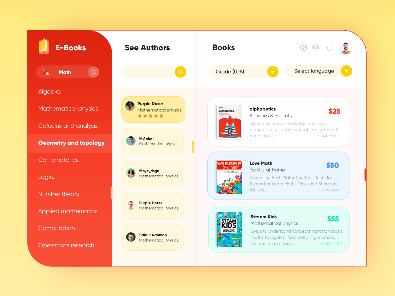 Ebook UI Design by MC-UIUX for Master Creationz -Global UI UX Design ...