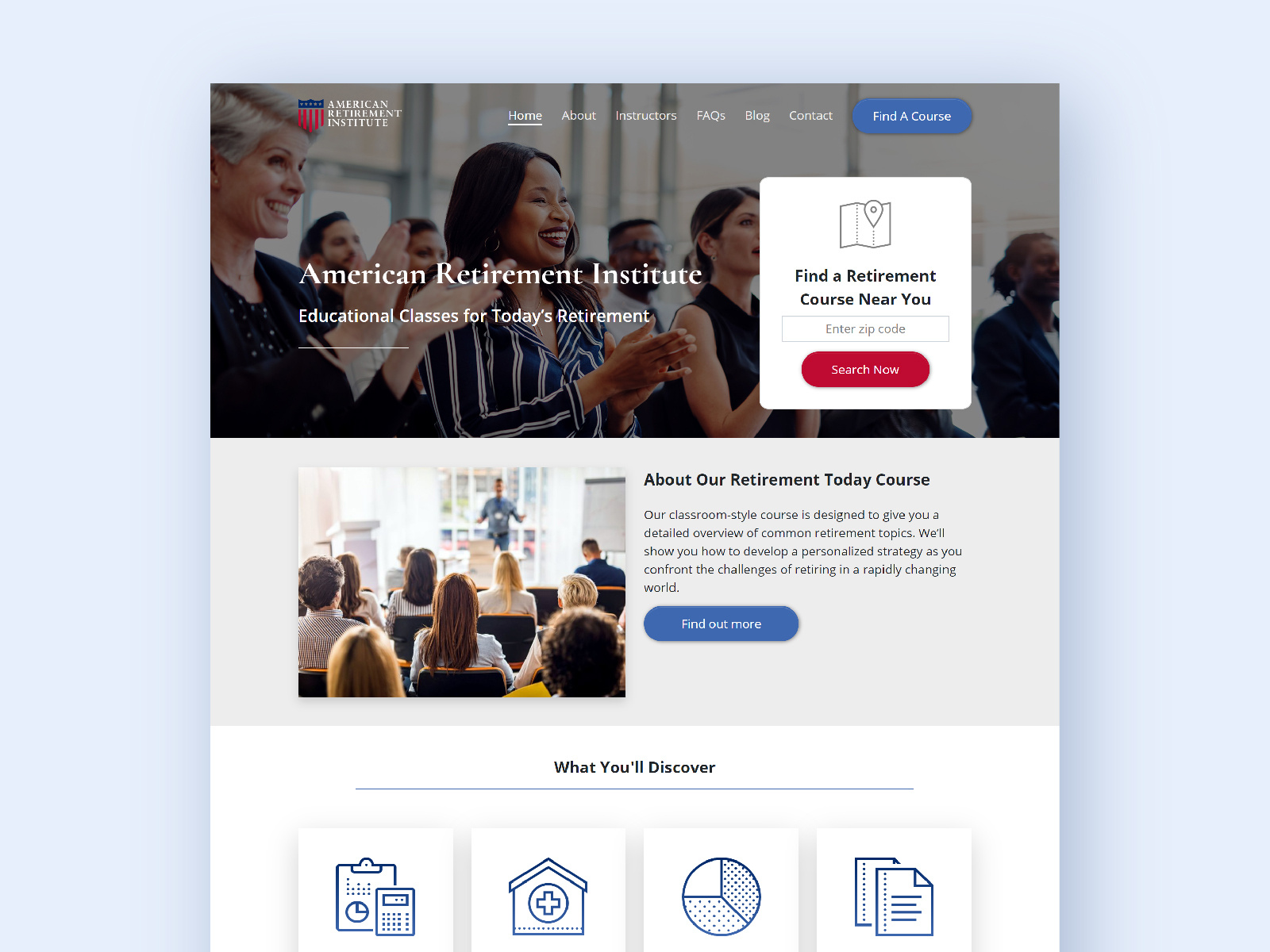 ARI Website by Taylor Thompson Youngblood on Dribbble