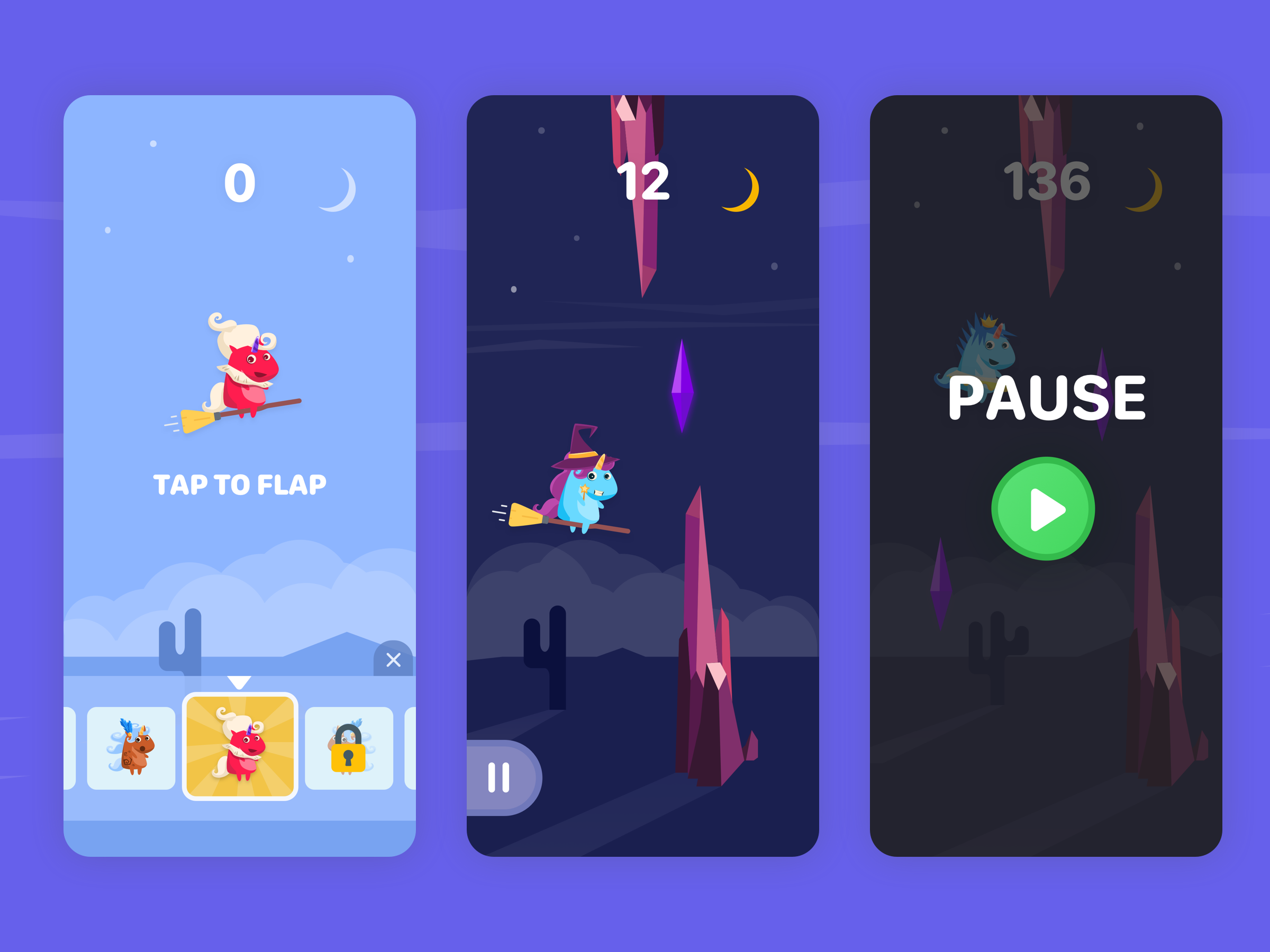 Flappy Pony Game by Roman on Dribbble