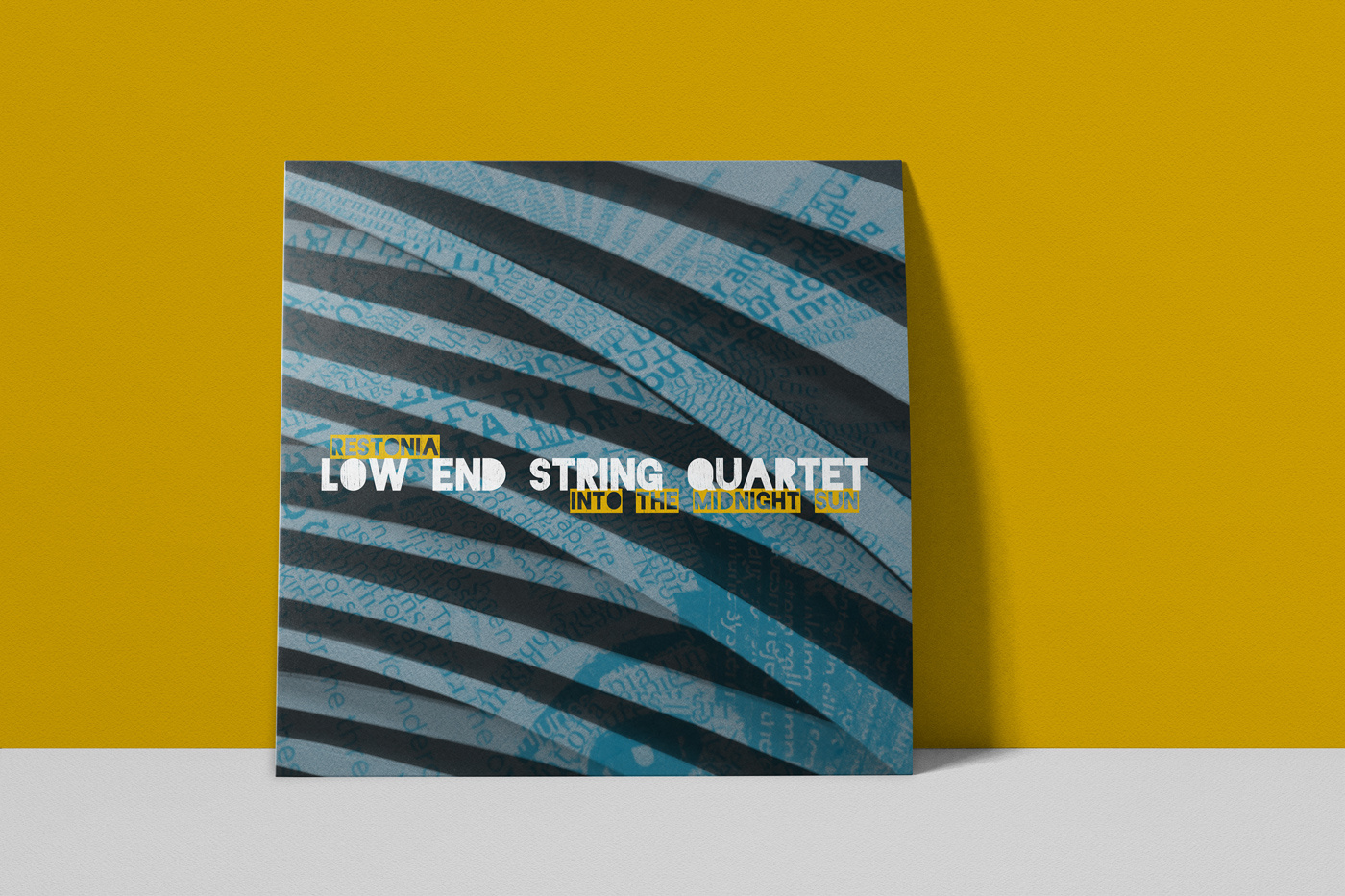 Low End String Quartet record cover by Travis Miller on Dribbble