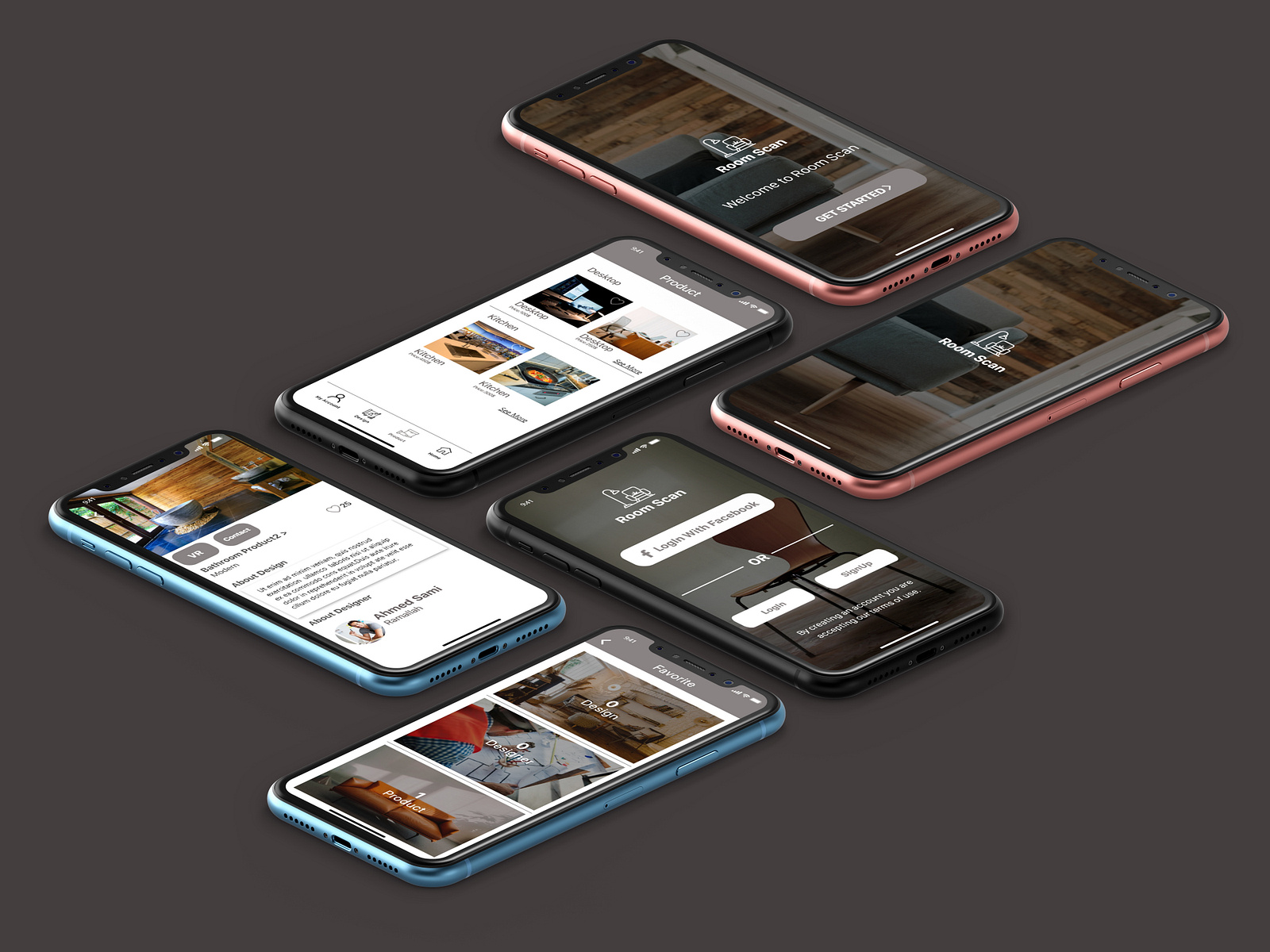 Room Scan app by kameliayounis on Dribbble