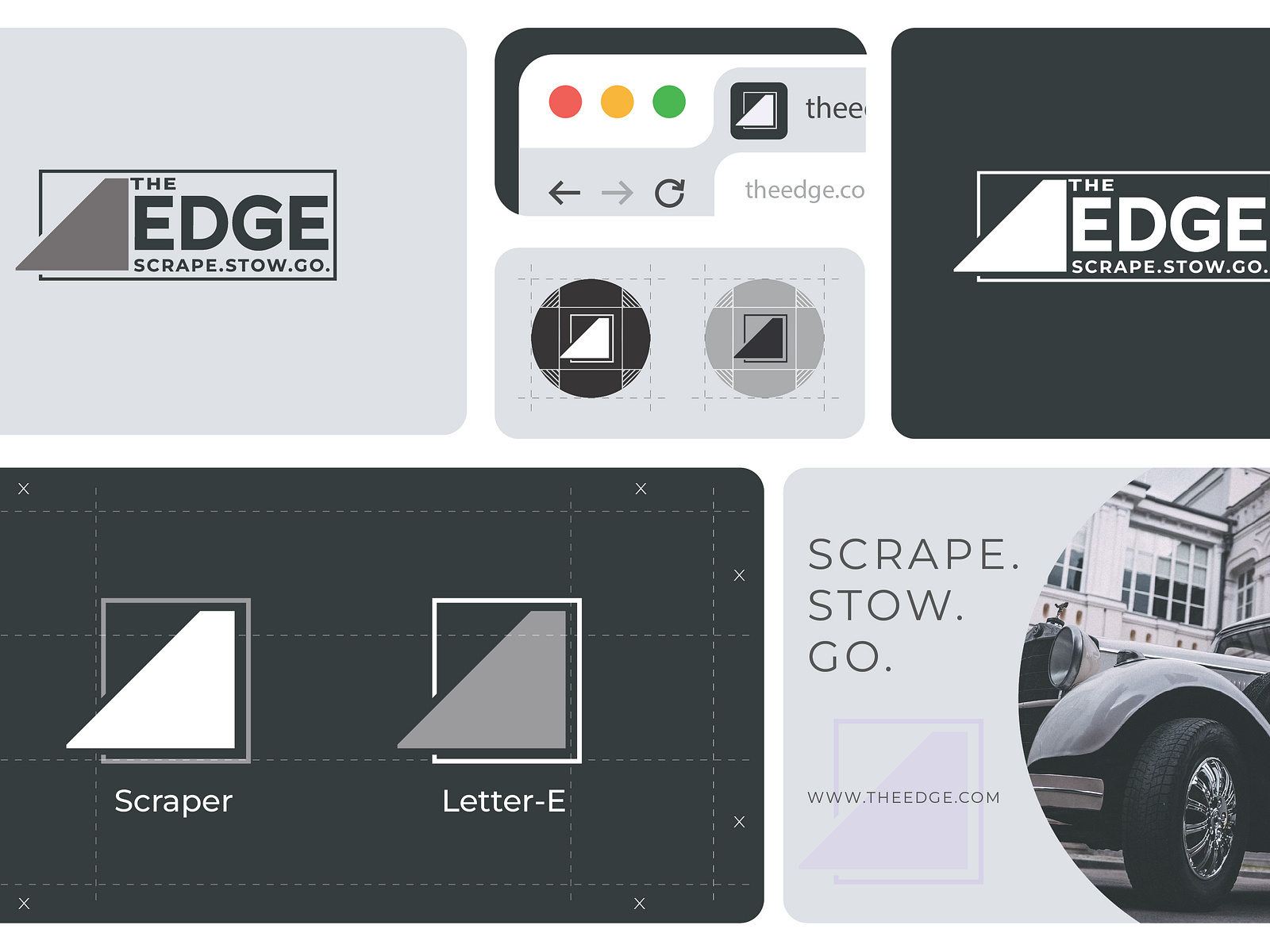 The Edge || Logo Design by Charcoal.co on Dribbble