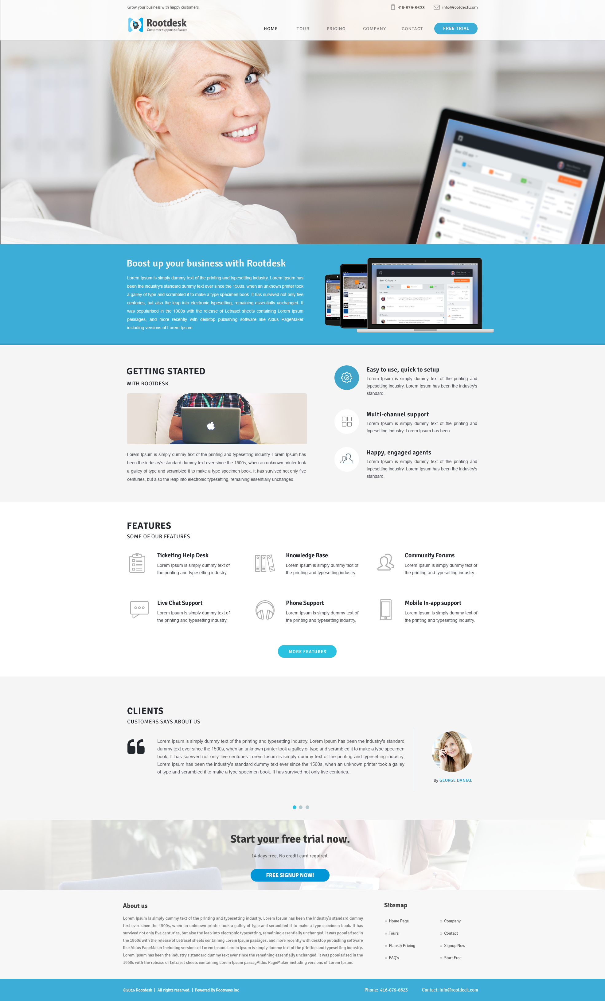 Help Desk Website design by Ravi Gadhiya on Dribbble