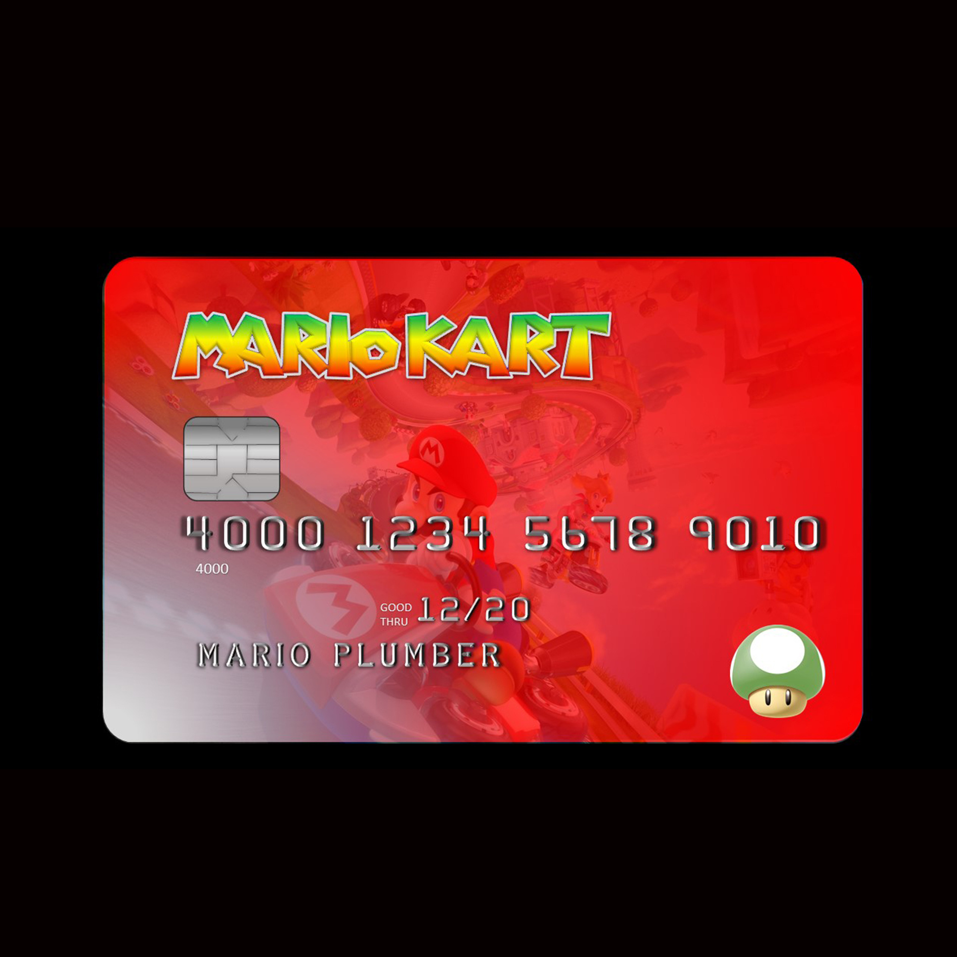 Interface Concept Credit Card Mario Kart by Matheusz Freitas on Dribbble