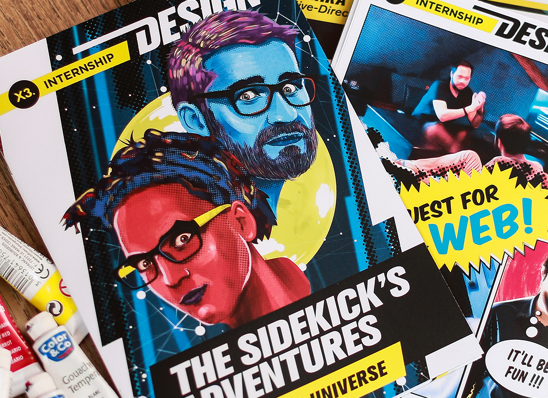 X3 Internship Comic by Ovidiu Bejan on Dribbble