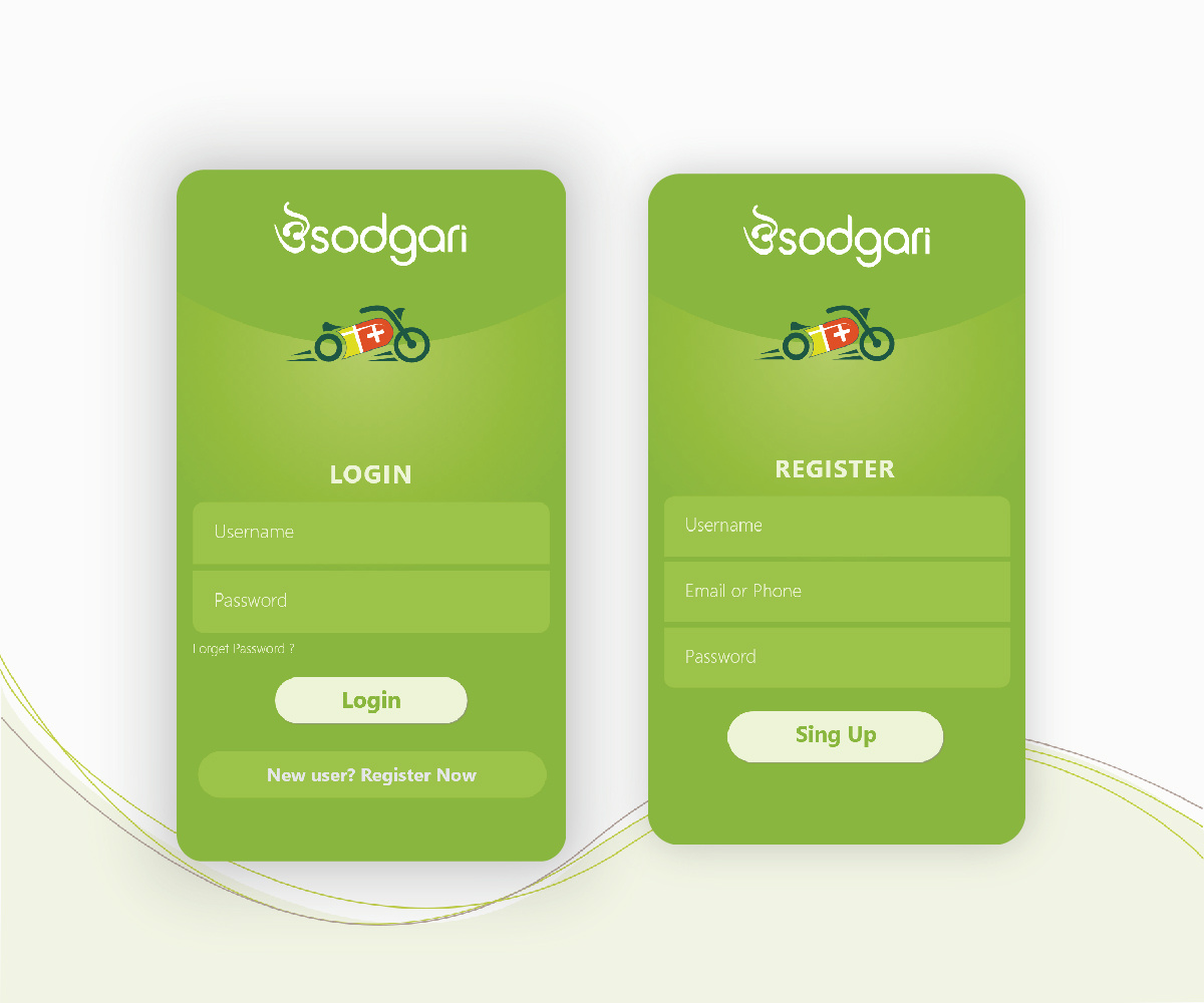 Login/Sing in page UI Design by Inzamam Safal on Dribbble