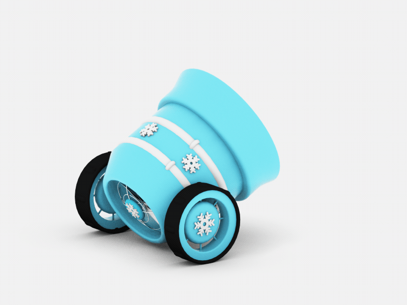Snow Cannon - Snapchat by Alex Bradt on Dribbble