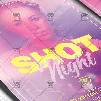 Shot Night Flyer designs, themes, templates and downloadable graphic ...