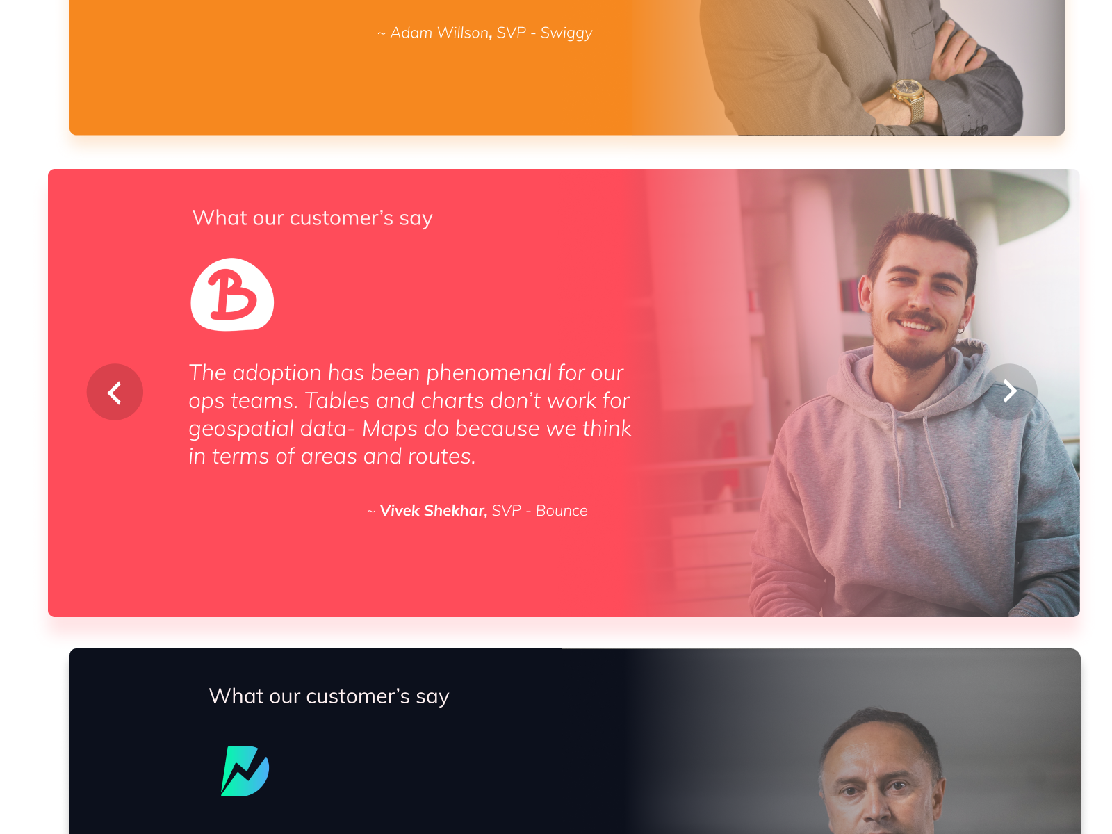 Testimonial Cards by Musthaq Ahamad on Dribbble