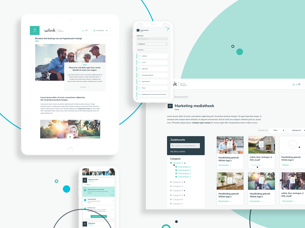 Wilink - Intranet by duo on Dribbble