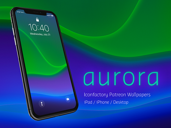 Aurora Wallpaper by Iconfactory on Dribbble