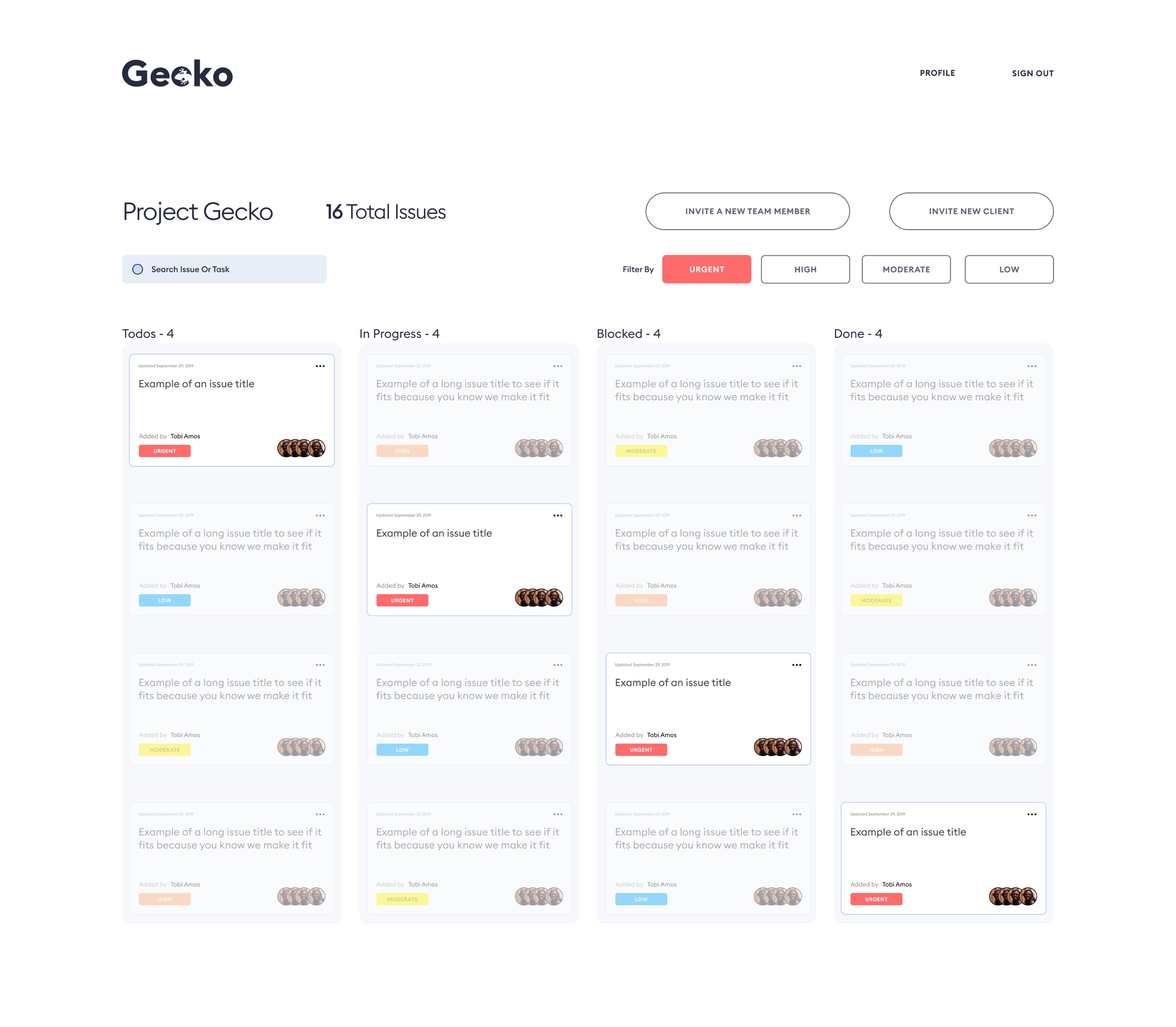 Gecko UI by Aderinsola Akintilo on Dribbble