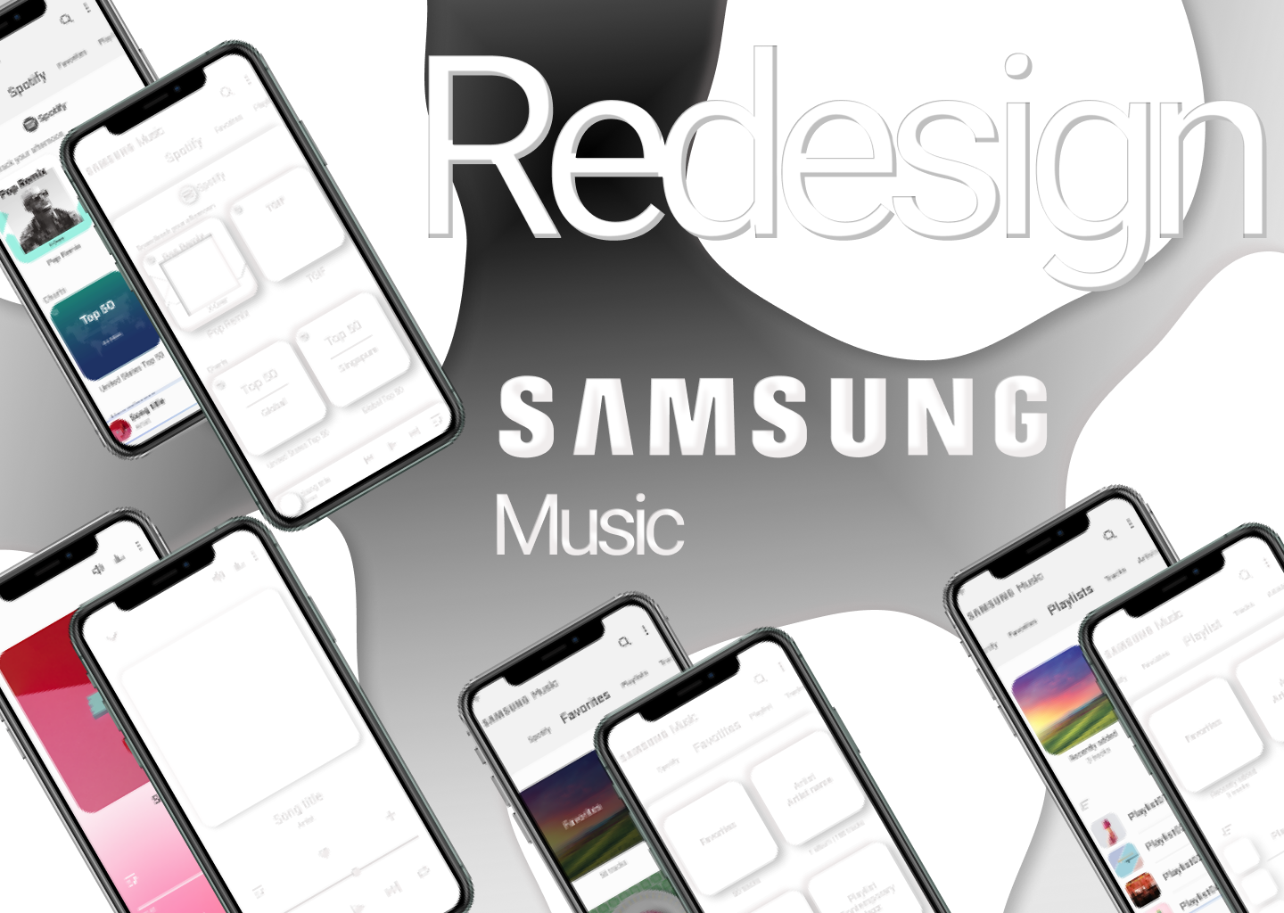 Redesign - Samsung music by Valéria Regina on Dribbble