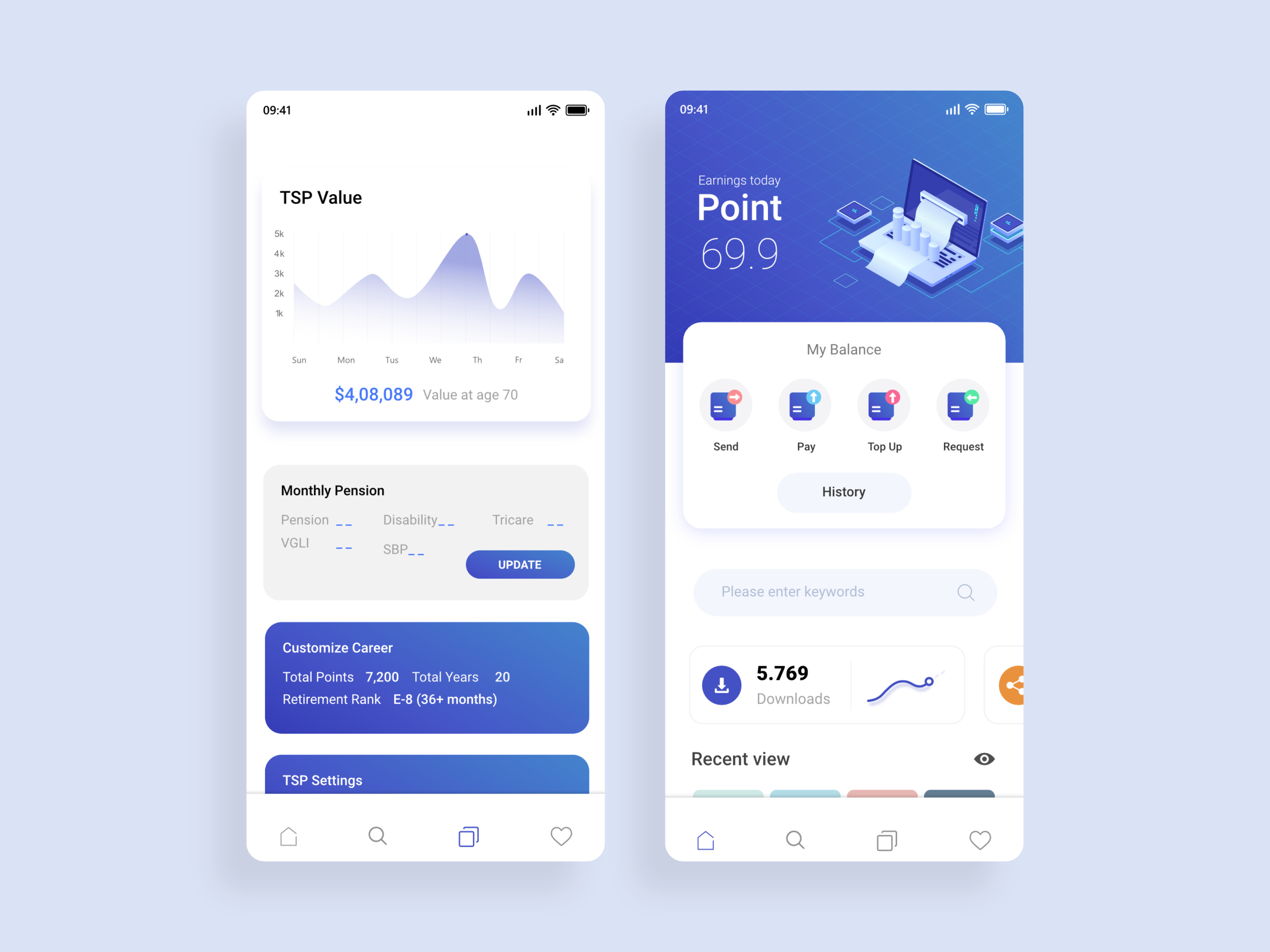 Earning points Ui by Manish Devrath on Dribbble