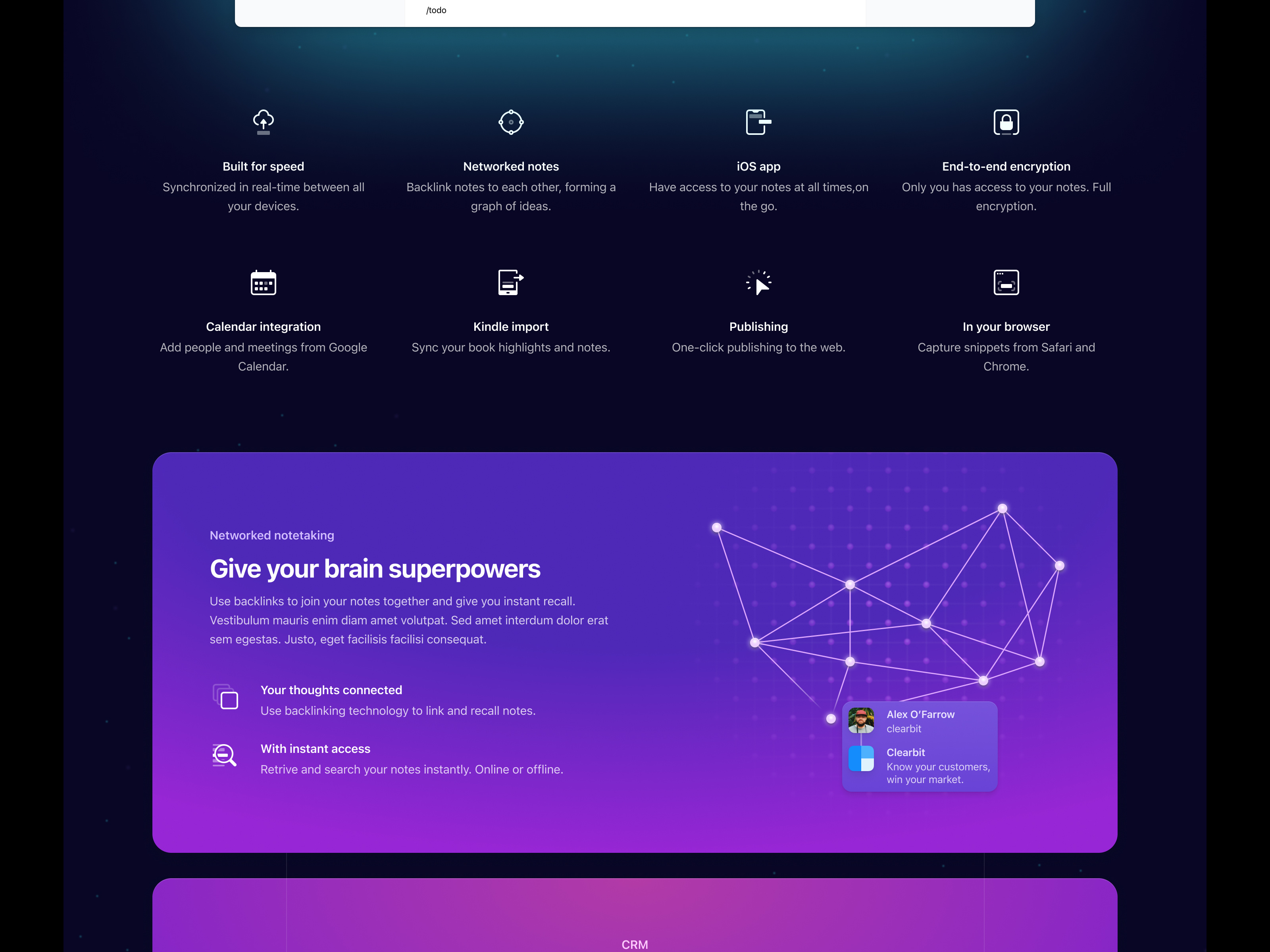 Think better with Reflect by James on Dribbble