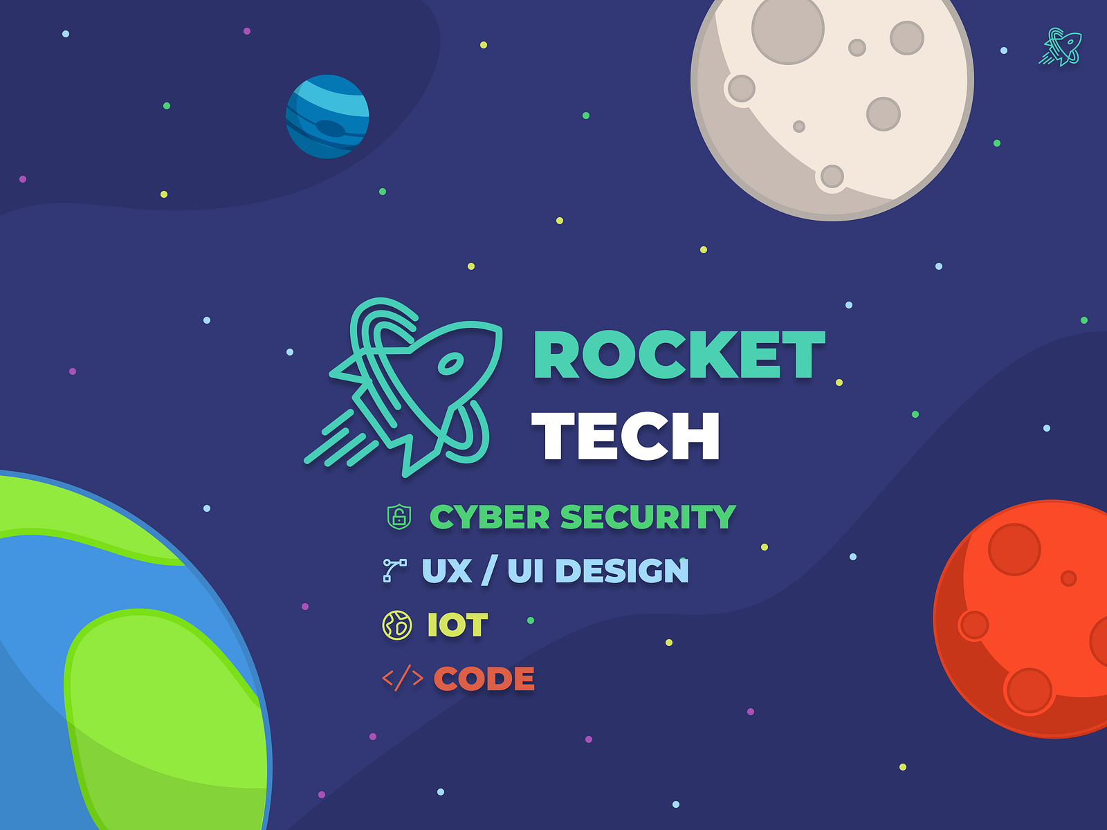 ROCKET TECH COVER by Ganbat on Dribbble