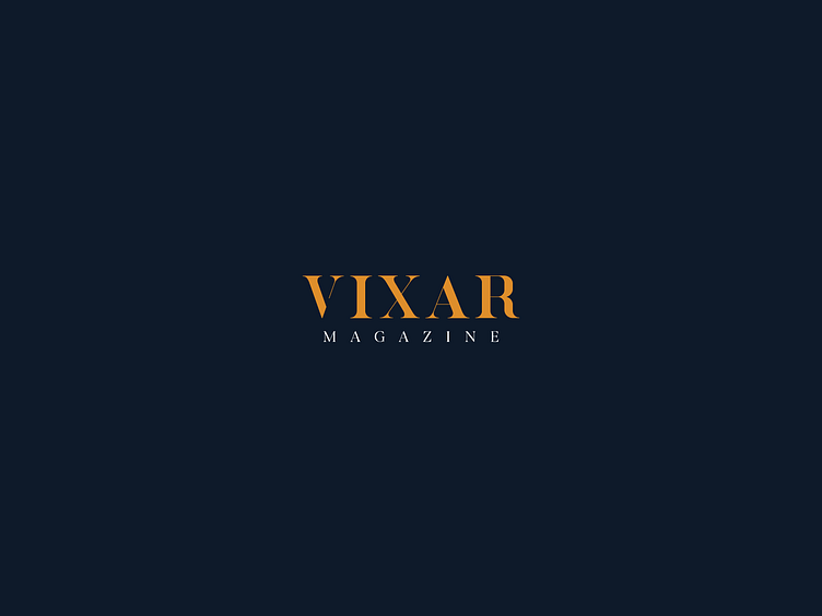Vixar Magazine by MustaART on Dribbble